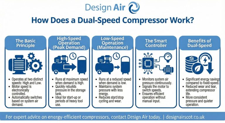 How Does a Dual Speed Compressor Work? - Design Air